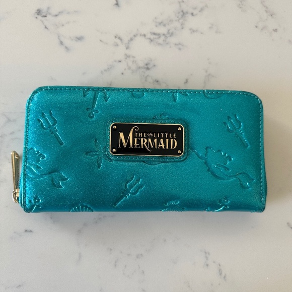 Loungefly | Bags | Loungefly Little Mermaid Sparkle Ariel Disney Wallet ...